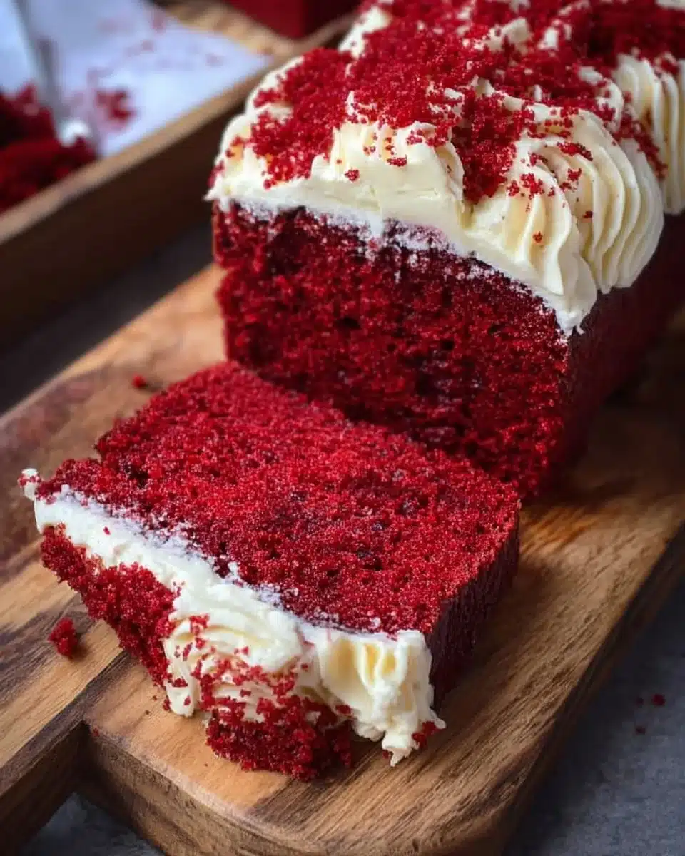 Red Velvet Loaf Cake